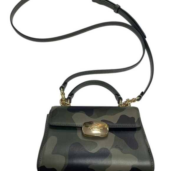 Coach | Bags | Rare Coach Camo Green Eliza Leather Mini Bag Used ...